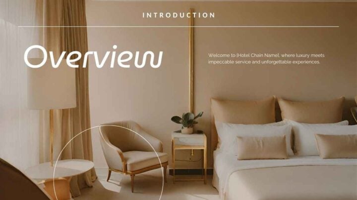 Hotel Chain Company Profile. Free Presentation Template — SlidesCarnival