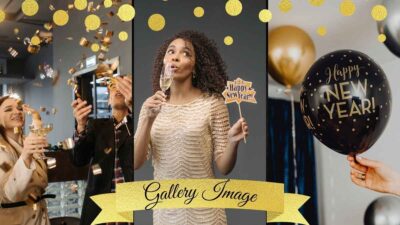 Elegant New Year's Eve Party. Free PPT & Google Slides Template ...