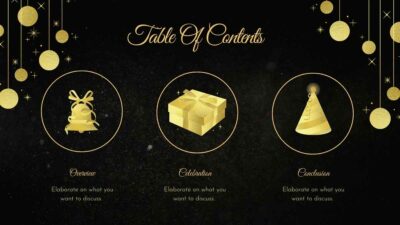 Elegant New Year's Eve Party. Free PPT & Google Slides Template ...