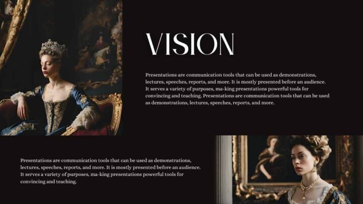 Elegant Royal Background. Free Slides Template — SlidesCarnival