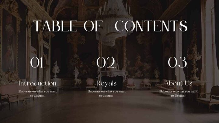 Elegant Royal Background. Free Slides Template — SlidesCarnival