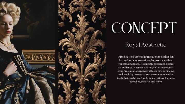 Elegant Royal Background. Free Slides Template — SlidesCarnival