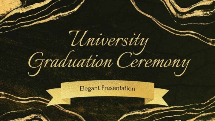 Template slide wisuda universitas elegan gratis
