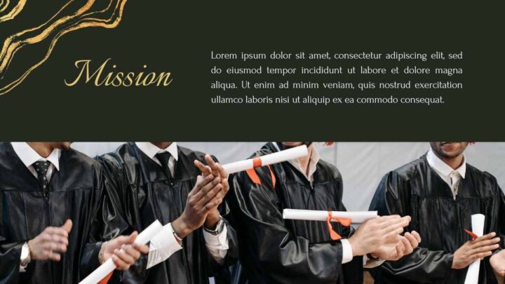 Template slide wisuda universitas elegan gratis