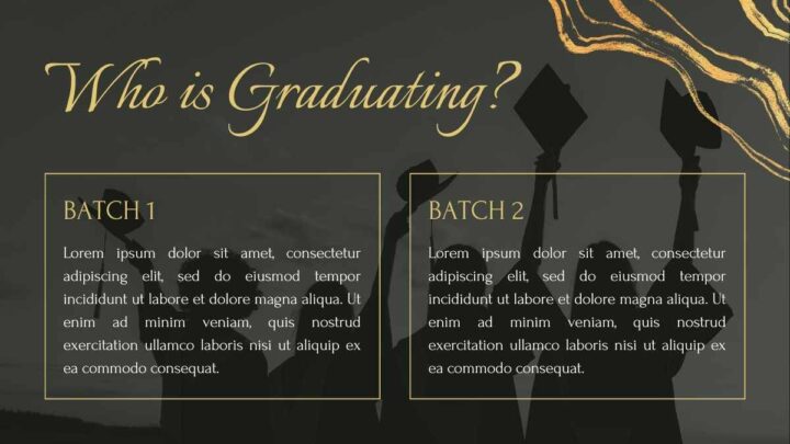 Template slide wisuda universitas elegan gratis