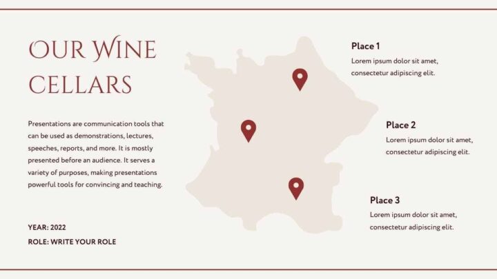 Elegant Vintage Wine Tasting Catalog. Presentation Template ...