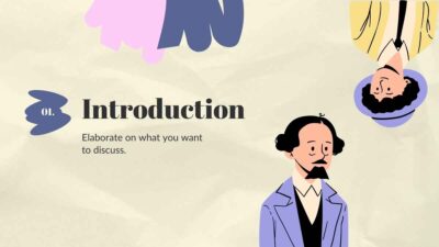 English literature Illustrative. Free PPT & Google Slides Template ...