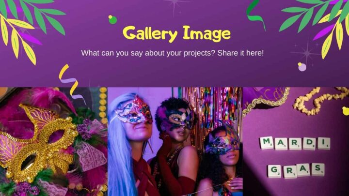 Festive Let's Celebrate Mardi Gras. Free PPT & Google Slides Template ...
