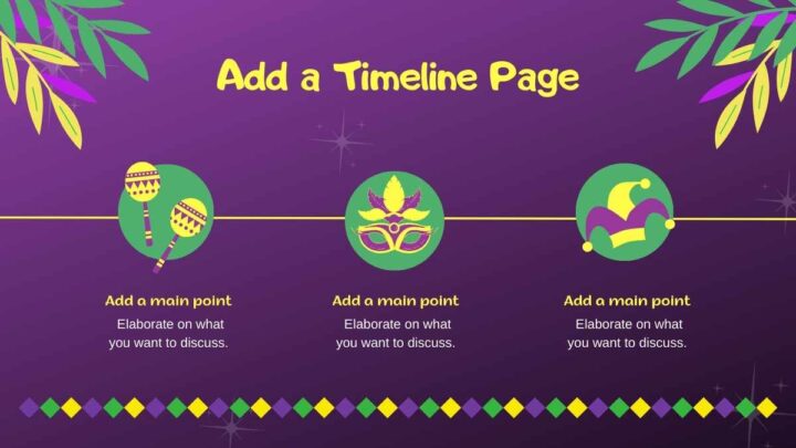 Festive Let's Celebrate Mardi Gras. Free PPT & Google Slides Template ...