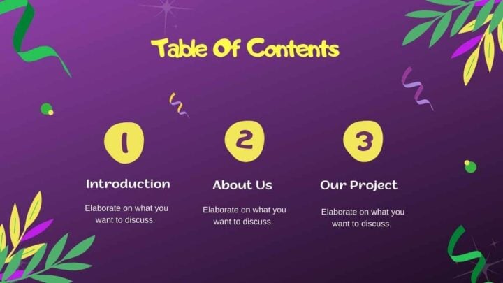 Festive Let's Celebrate Mardi Gras. Free PPT & Google Slides Template ...