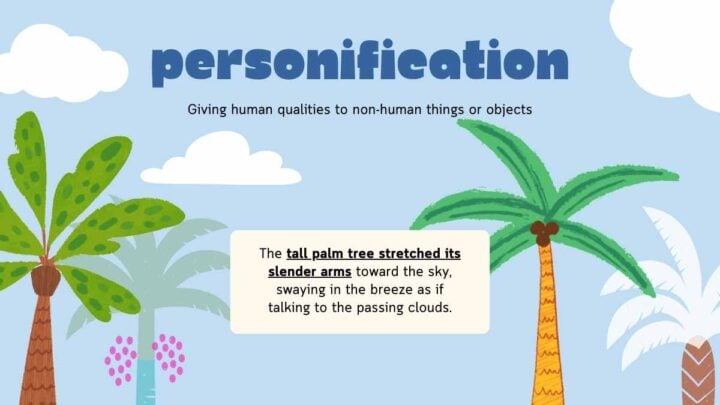 Figurative Language Lesson for Elementary. Free Lesson Slides Template ...