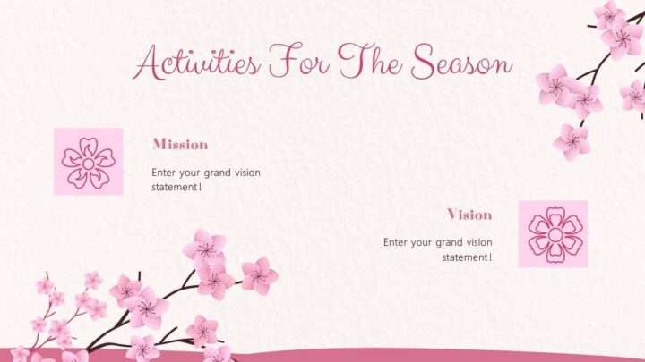 Cherry Blossom Season. Free Slides Template — SlidesCarnival