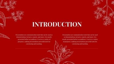 Elegant Red Background. Free PPT & Google Slides Template — SlidesCarnival
