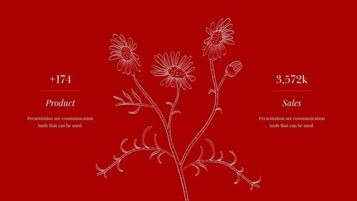 Elegant Red Background. Free PPT & Google Slides Template — SlidesCarnival