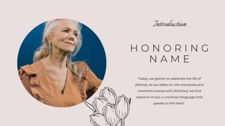 In Loving Memory Tribute Slides Funeral . Free PPT & Google Slides Template — SlidesCarnival