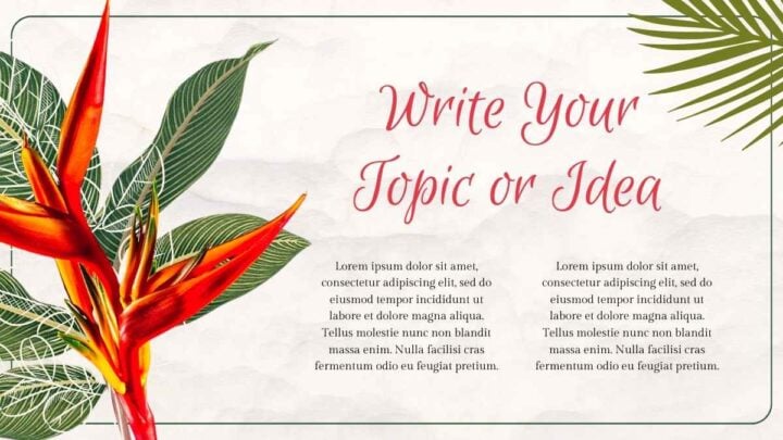International Day of the Tropics. Free Presentation Template ...