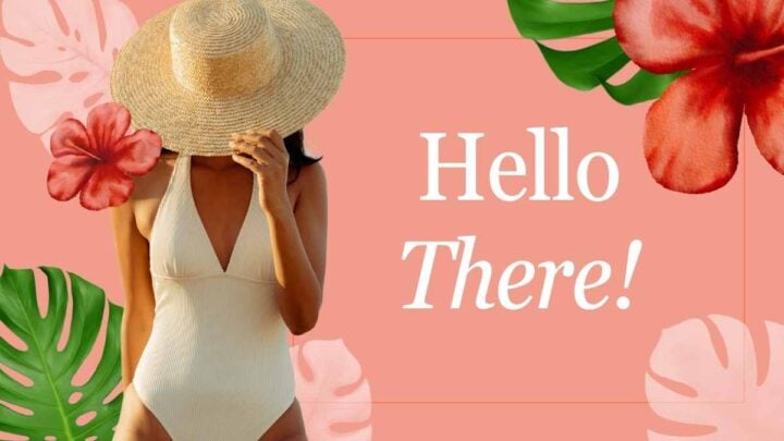 Floral Lush Hawaiian Aesthetic Theme Infographics. Free Infographics ...