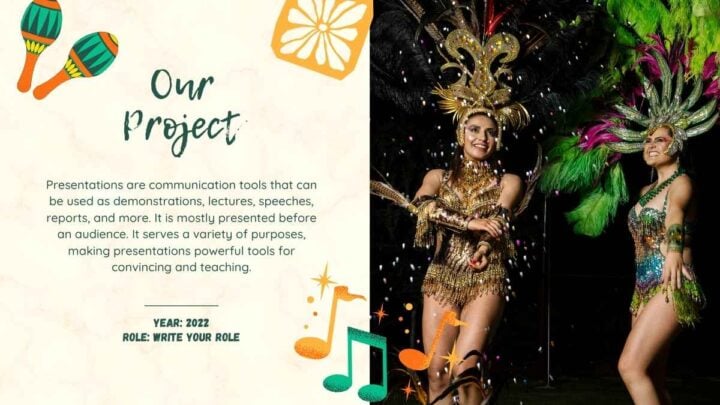 Samba Dance Workshop. Free Slides Template — SlidesCarnival