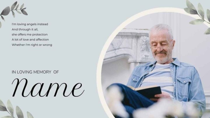 Funeral Memorial Slideshow. Free PPT & Google Slides Template ...