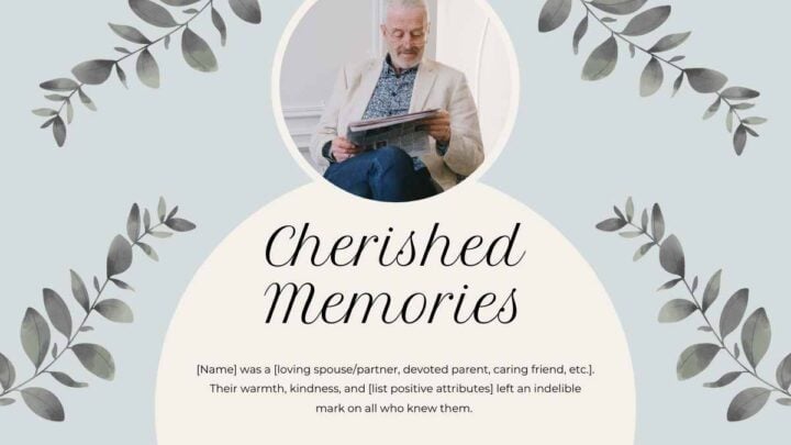 Funeral Memorial Slideshow. Free PPT & Google Slides Template ...