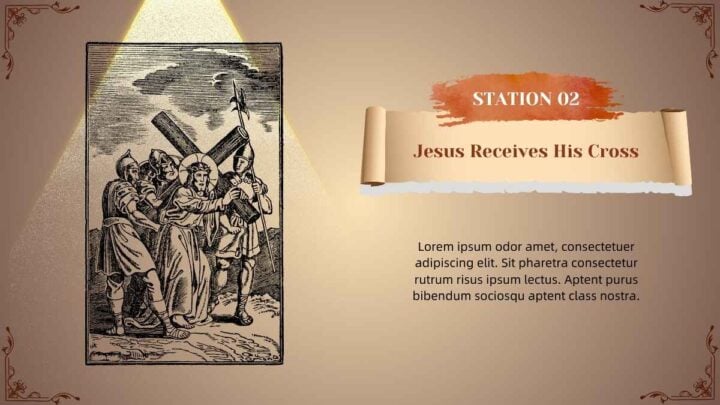 Jesus Stations of The Cross. Slides Template — SlidesCarnival