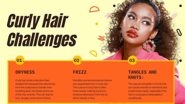 Curly Hair Care Tips Newsletter. Free Slides Template — SlidesCarnival