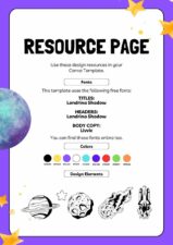 Space Coloring Worksheet. Free Coloring Sheets Template — SlidesCarnival