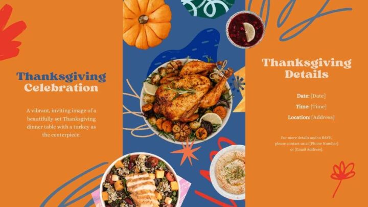 Fun Thanksgiving Brochure. Presentation Template — SlidesCarnival
