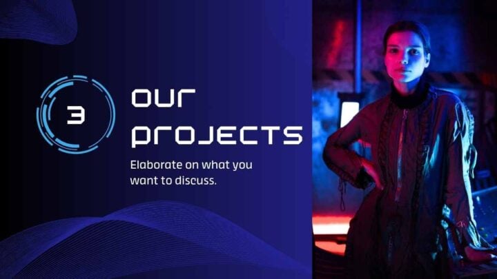 Futuristic Tech Pitch Deck. Free Presentation Template — SlidesCarnival