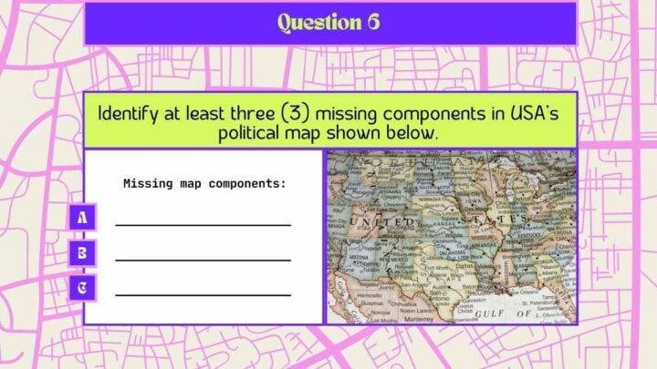 Geography Quiz: Introduction to Maps. Free Presentation Template ...