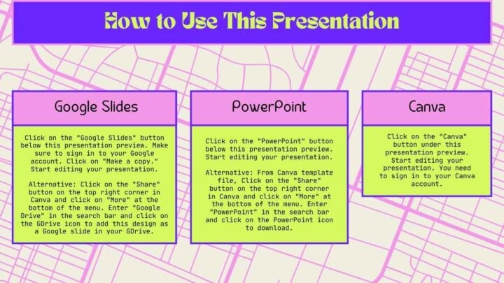 Geography Quiz: Introduction to Maps. Free Presentation Template ...