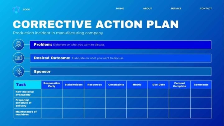 Corrective Action Plan. Free PPT & Google Slides Template — SlidesCarnival