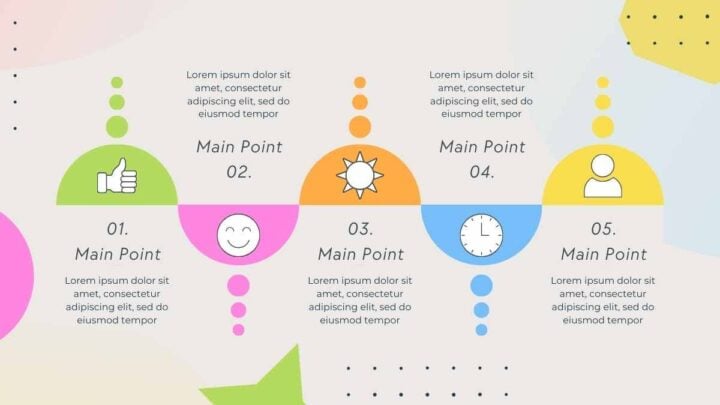 Geometric Elements Timeline Infographics. Free Infographics Template ...