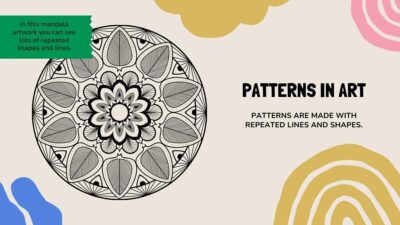 Geometric Introduction to Line, Shape and Pattern Lesson. Free PPT ...