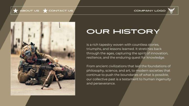 Military Drill And Ceremony . Free Slides Template — SlidesCarnival