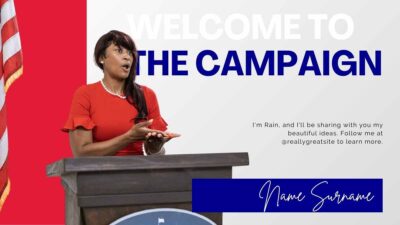 Political Campaign for Congress. Free Slides Template — SlidesCarnival