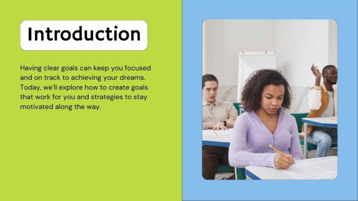 Student Goal Setting. Free PPT & Google Slides Template — SlidesCarnival