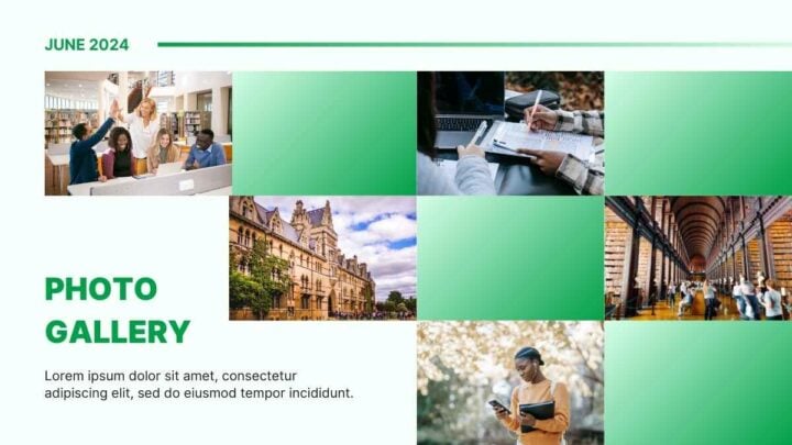 University Back to School Newsletter. Free PPT & Google Slides Template ...