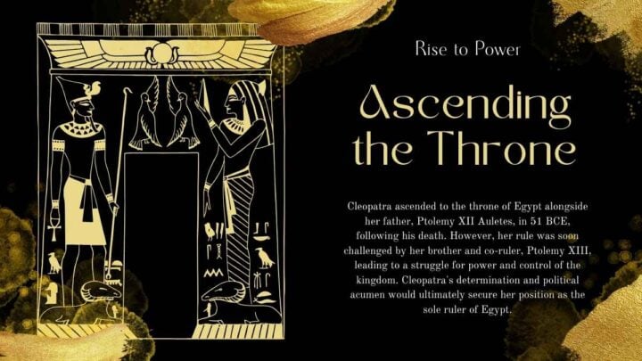 Cleopatra Biography . Slides Template — SlidesCarnival