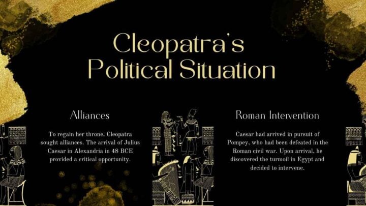 Cleopatra Biography . Slides Template — SlidesCarnival