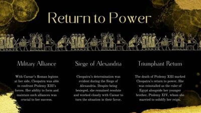 Cleopatra Biography . Slides Template — SlidesCarnival