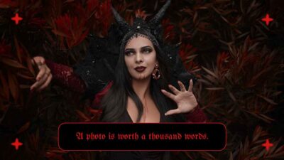 Castlevampire Gothic Background. Free PPT & Google Slides Template ...
