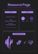 Gothic Pop Star Event Poster. Free PPT & Google Slides Template ...