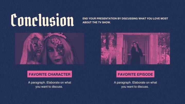 Gothic Teen TV Show Slides. Free Slides Template — SlidesCarnival