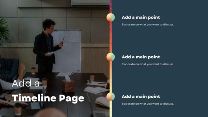 Template slide laporan magang gradasi hijau gratis