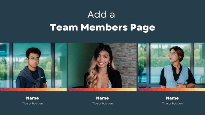 Template slide laporan magang gradasi hijau gratis