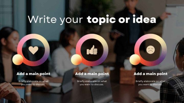 Template slide laporan magang gradasi hijau gratis