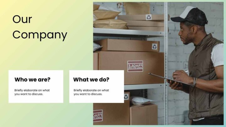 Logistics and Distribution of Goods. Free PPT & Google Slides Template ...