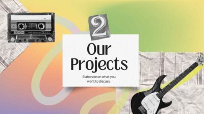 Retro Zine Publication Business. Free Presentation Template ...