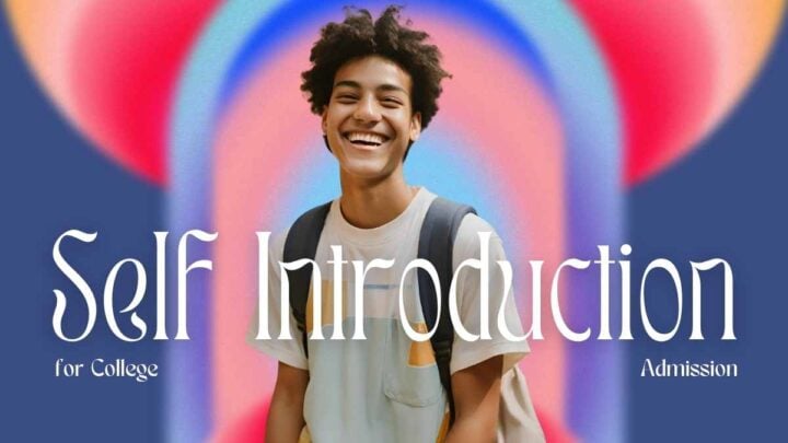 Introduce yourself impressively to your future alma mater with this ...